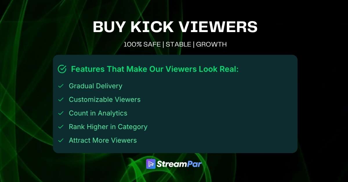 Buy Kick Viewers | Best Kick View Bot Service | 100% Safe